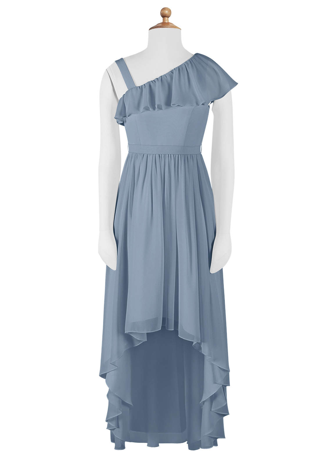 Dusty Blue Azazie Mango Junior Junior Bridesmaid Dresses | Azazie