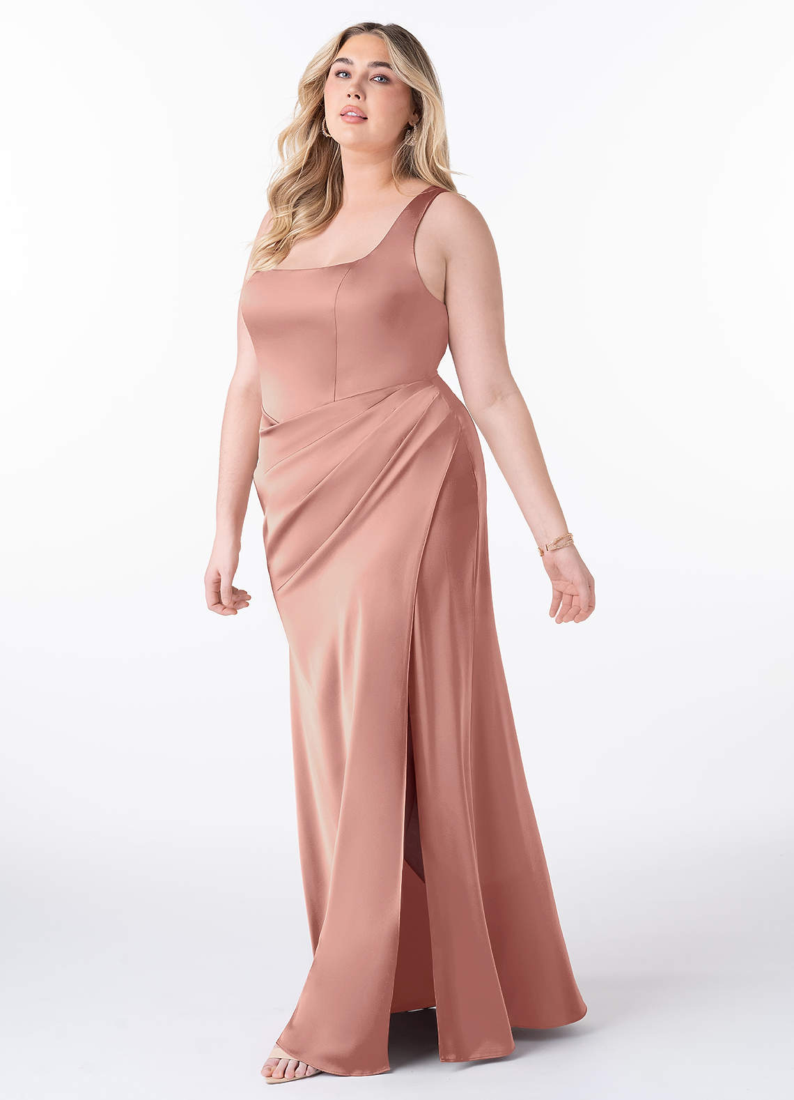 Azazie Mero Rosette Bridesmaid Dresses | Azazie
