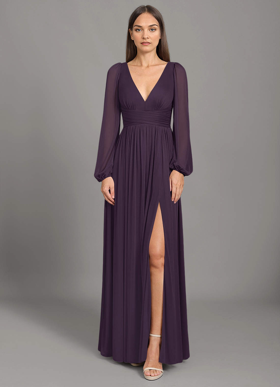 Azazie Norah Plum Bridesmaid Dresses | Azazie