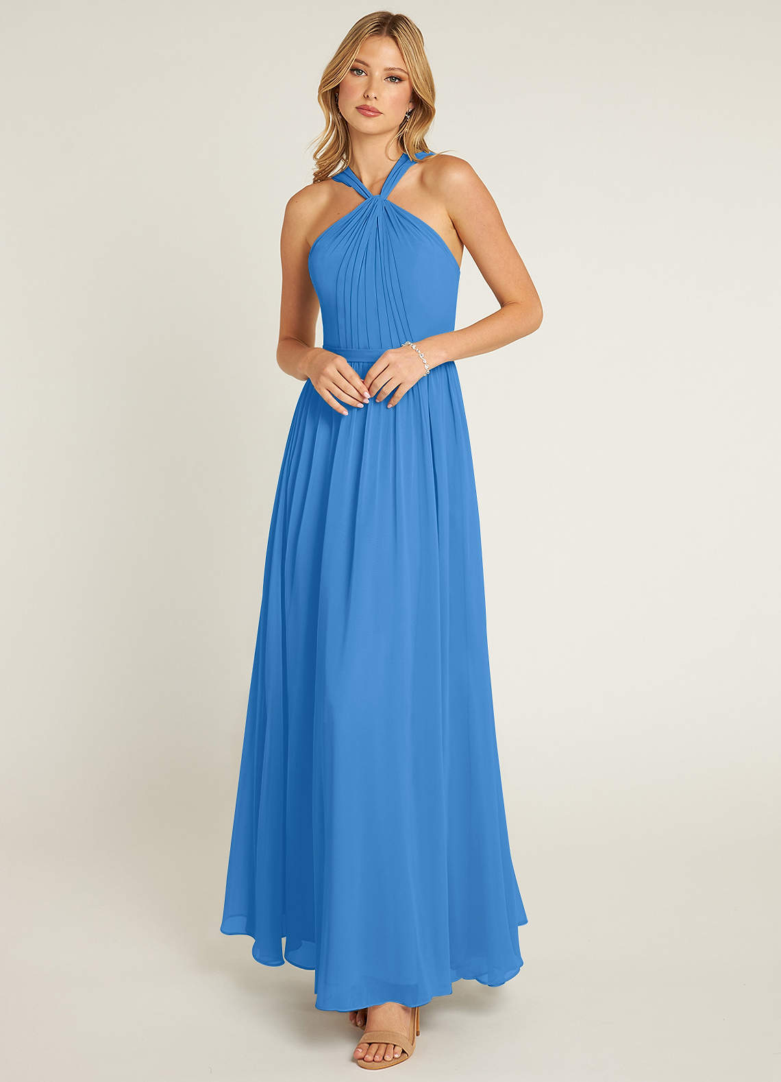 Azazie Jacey Blue Jay Bridesmaid Dresses | Azazie