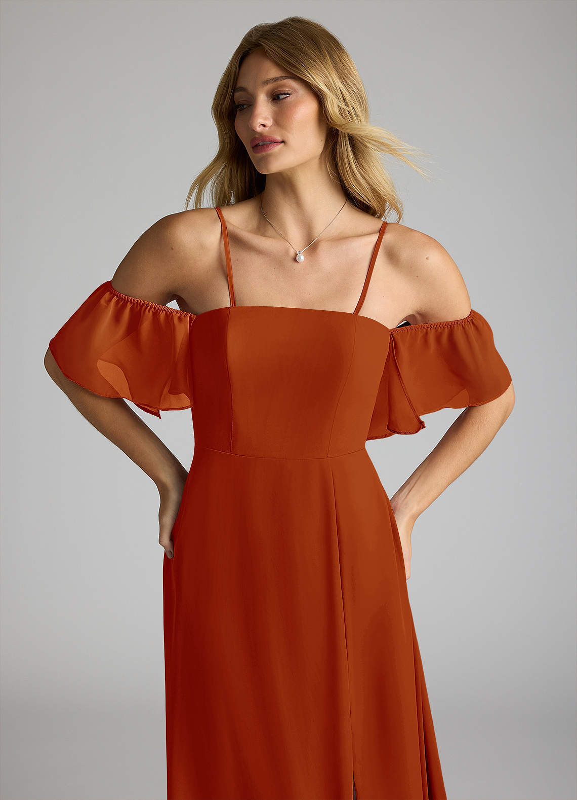 Azazie Sue Paprika Bridesmaid Dresses | Azazie