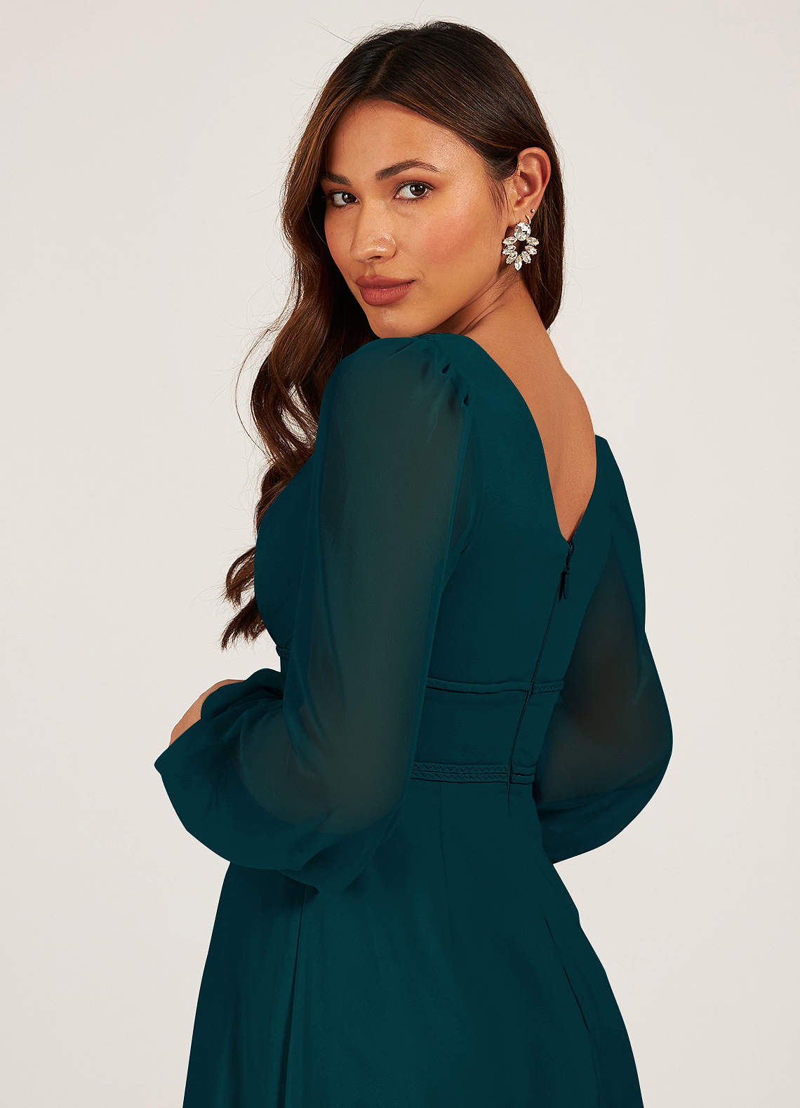 Pine Azazie Sage Bridesmaid Dresses | Azazie