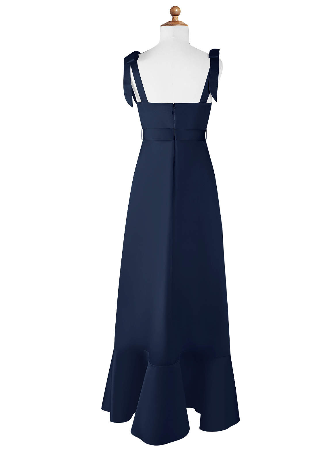 Dark Navy Azazie Barbara Junior Junior Bridesmaid Dresses | Azazie