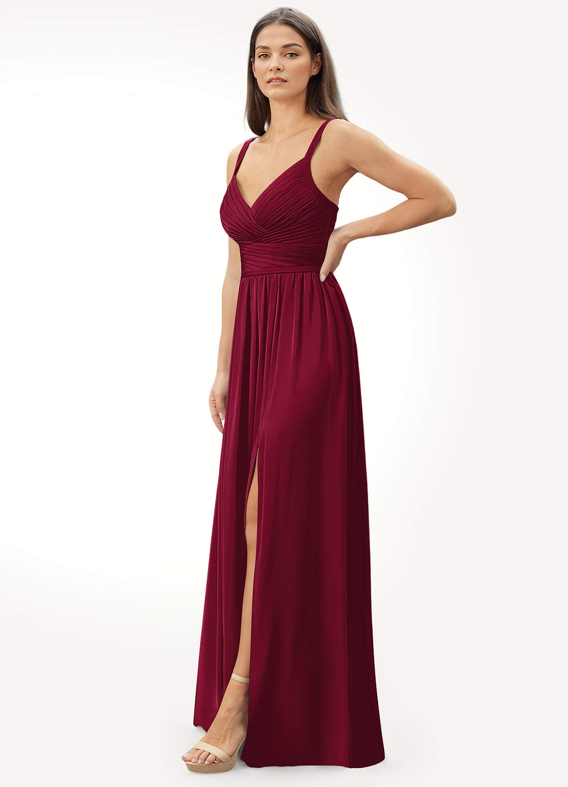 Azazie Chanel Burgundy Bridesmaid Dresses | Azazie