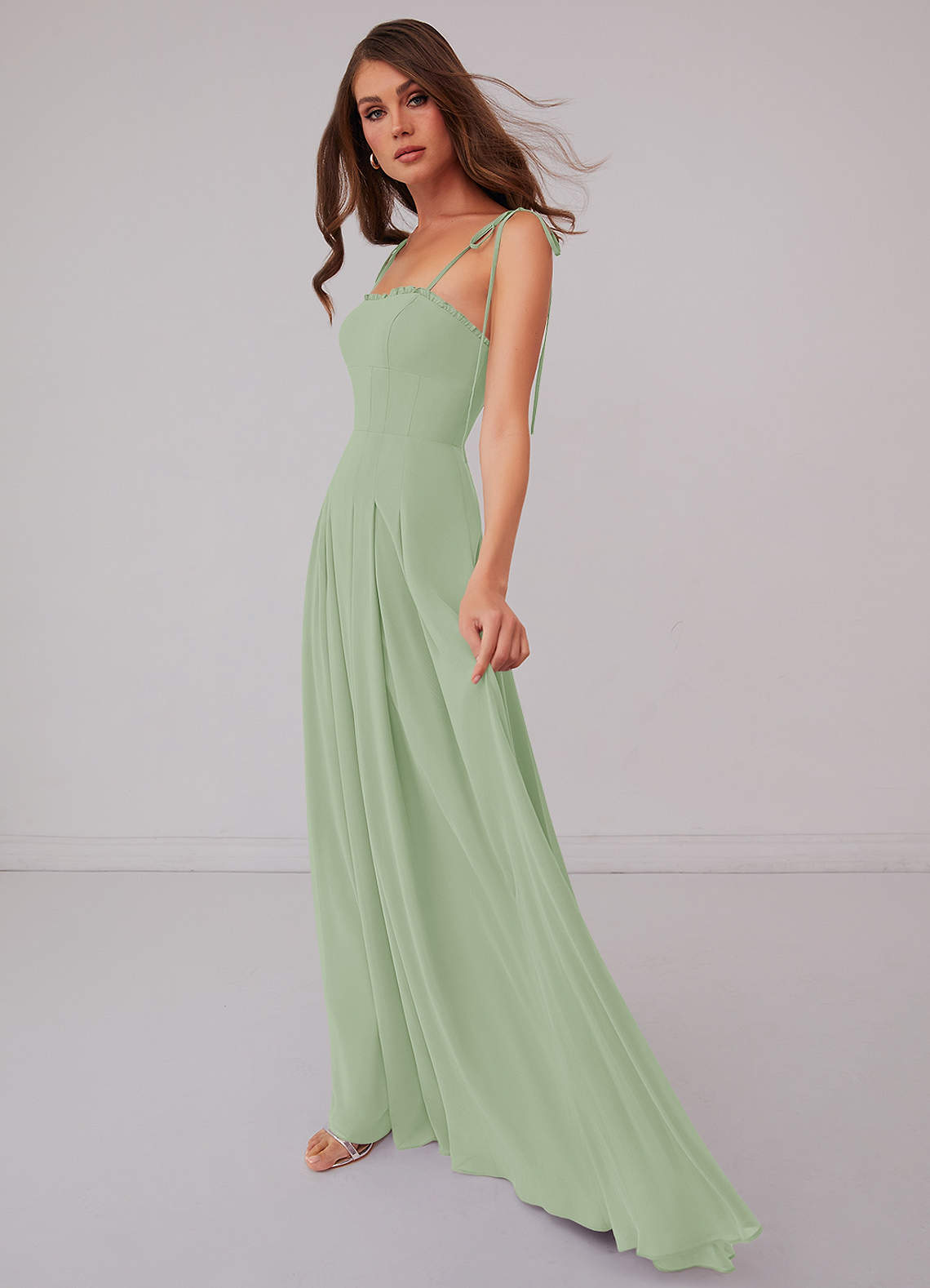 Barbie™ AZAZIE 1014 Dusty Sage Bridesmaid Dresses | Azazie