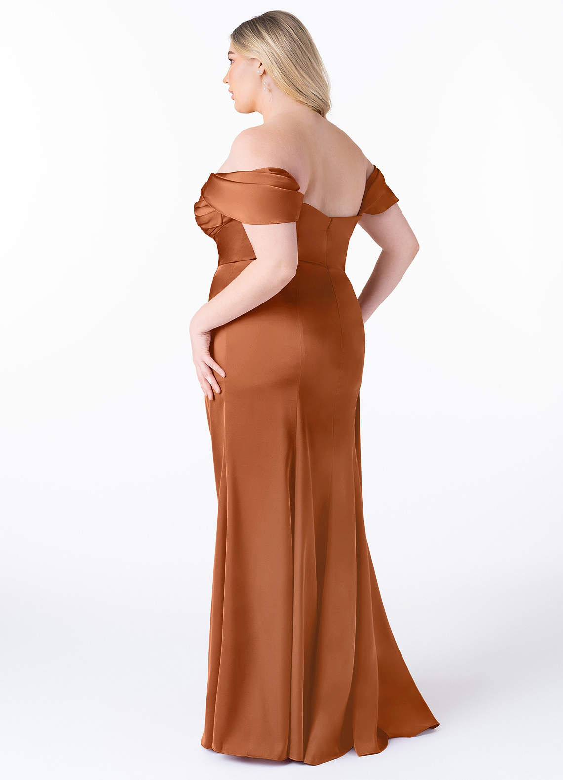 Copper Azazie Amyra Bridesmaid Dresses | Azazie