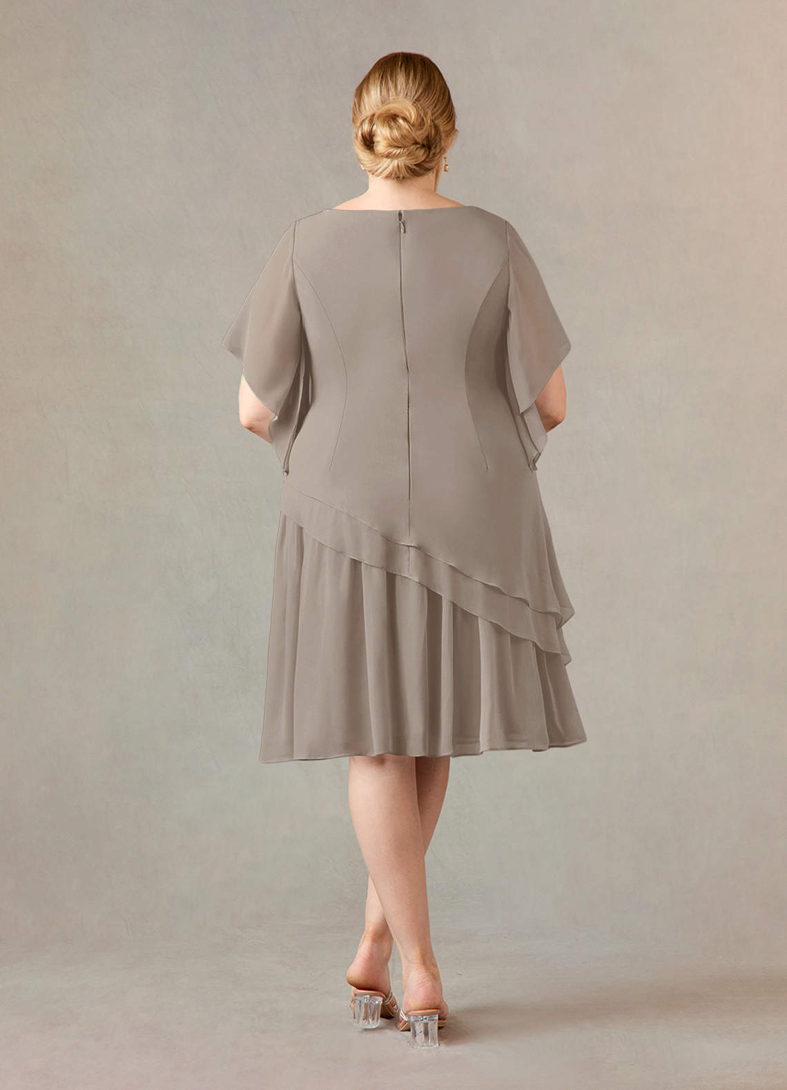 Taupe Azazie Louisa Mother Of The Bride Dress Mother Of The Bride