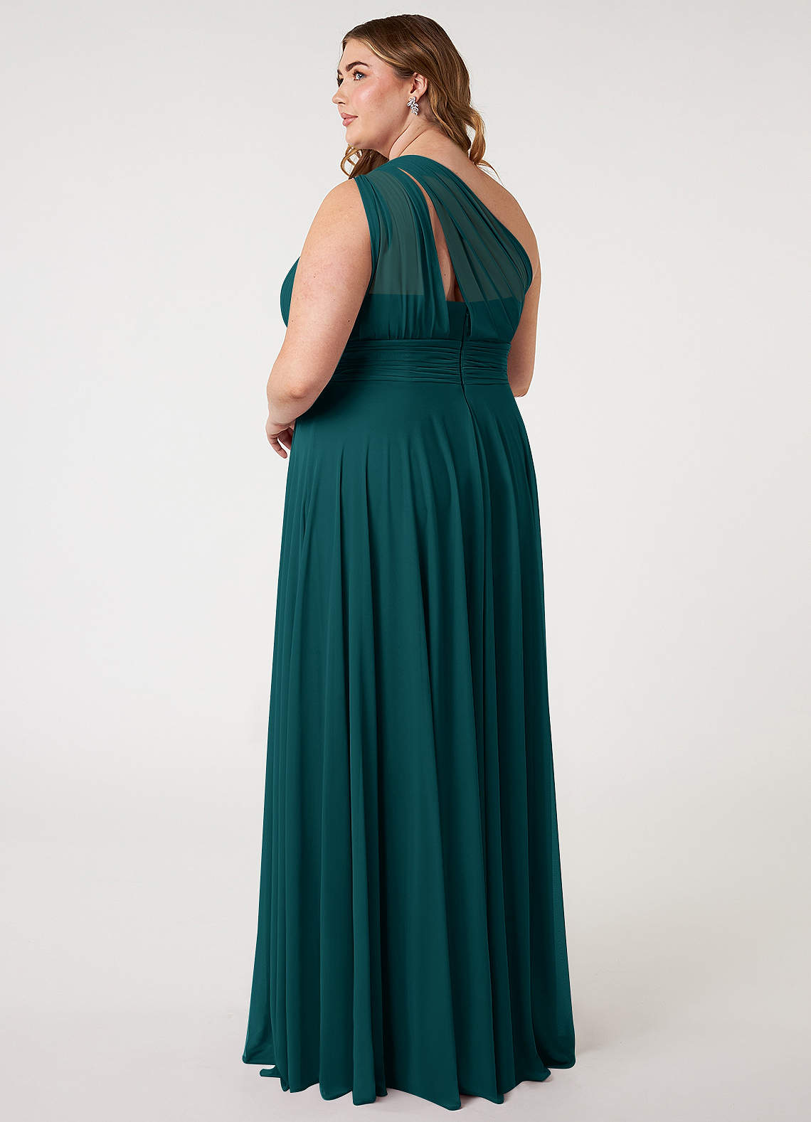 Peacock Azazie Charlize Bridesmaid Dresses | Azazie