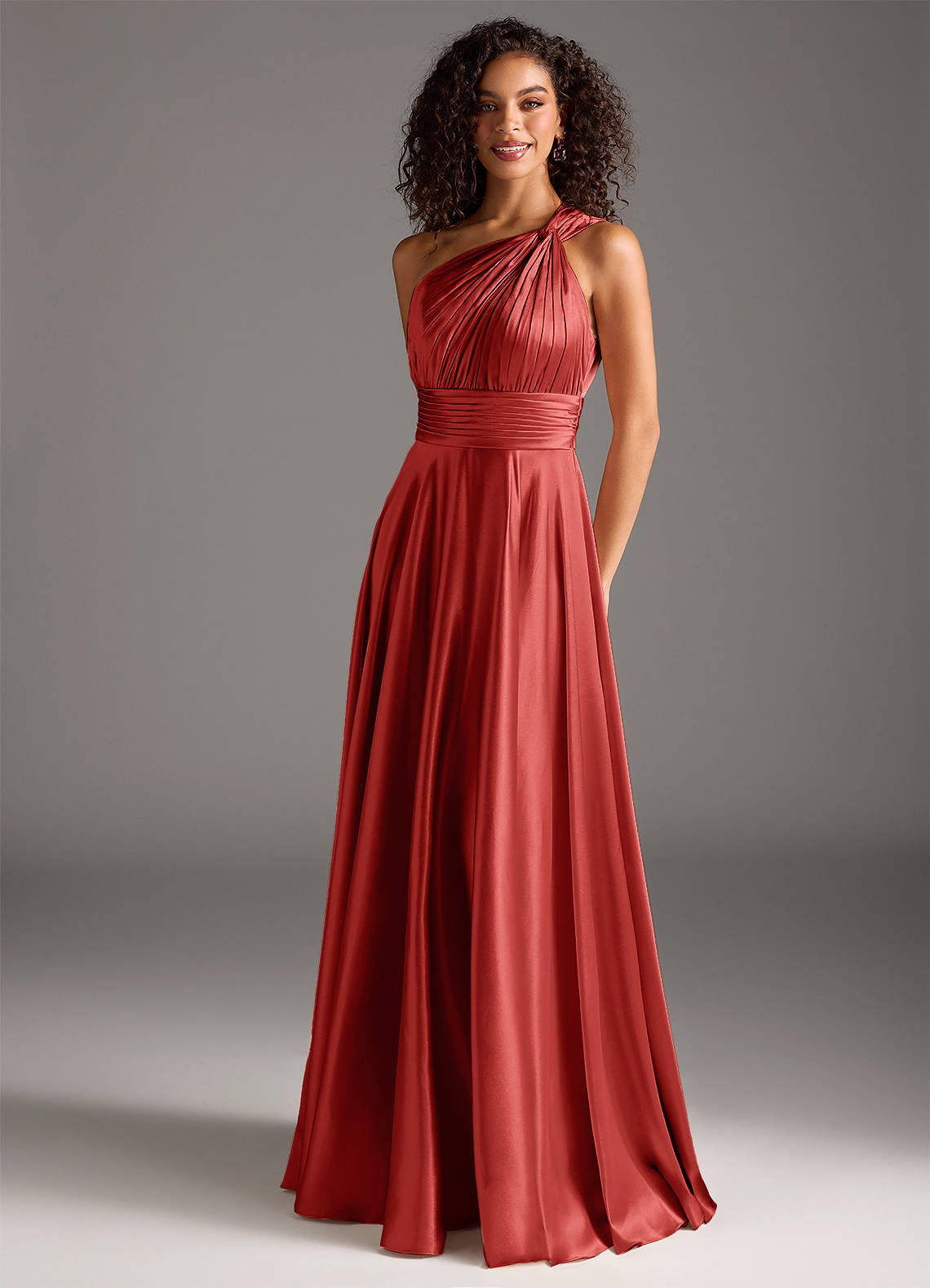 Azazie Charlize Rust Bridesmaid Dresses | Azazie