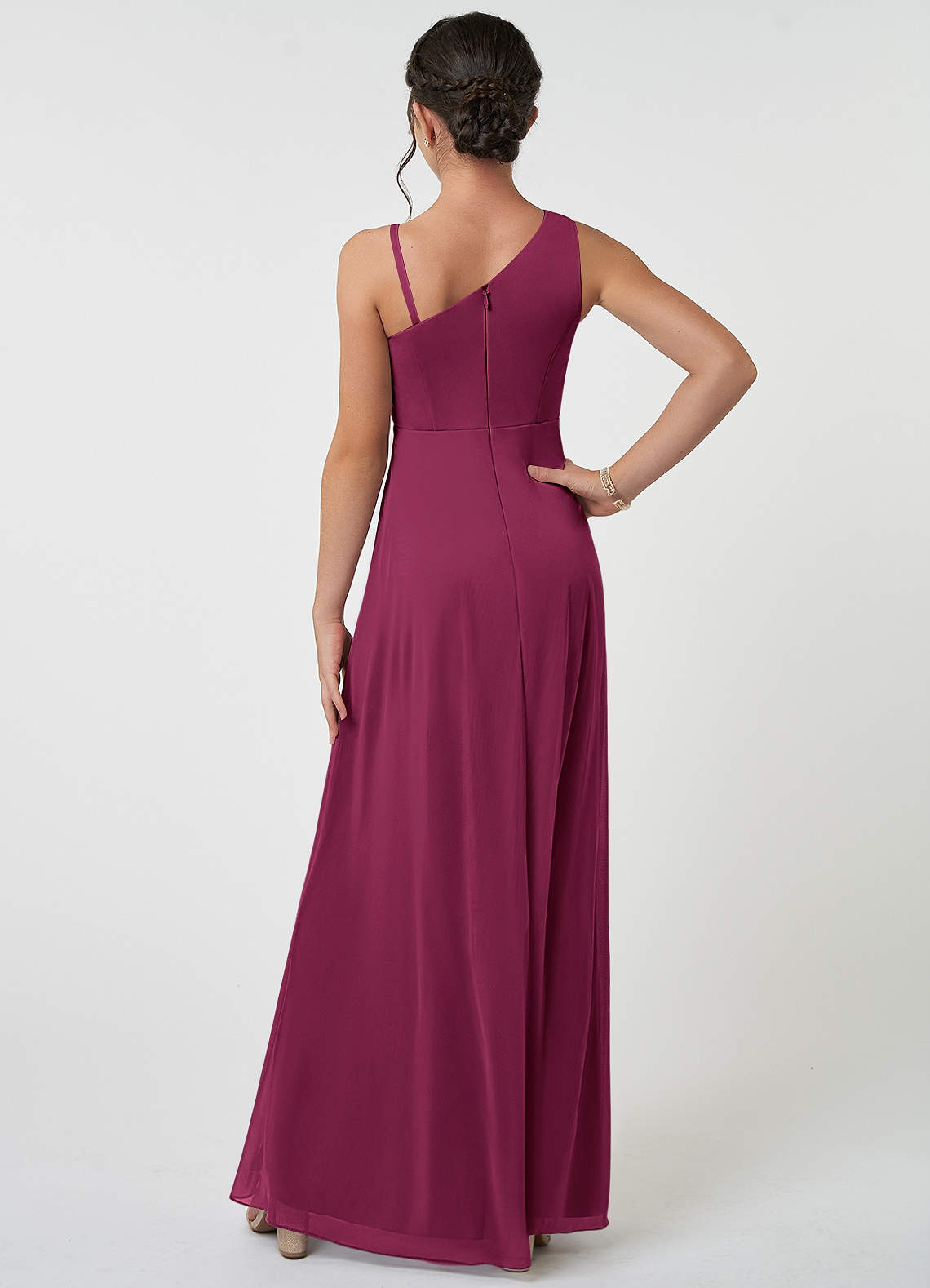 Mulberry Azazie Brooke JBD Junior Bridesmaid Dresses | Azazie