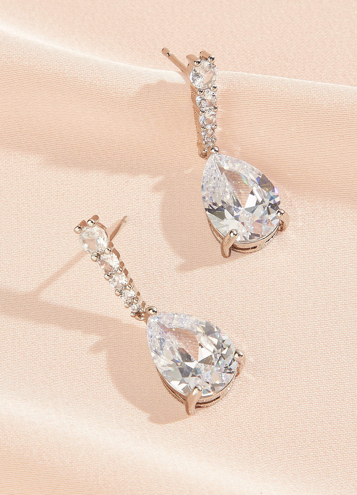 Vintage Rhinestone Drop Earrings | Azazie