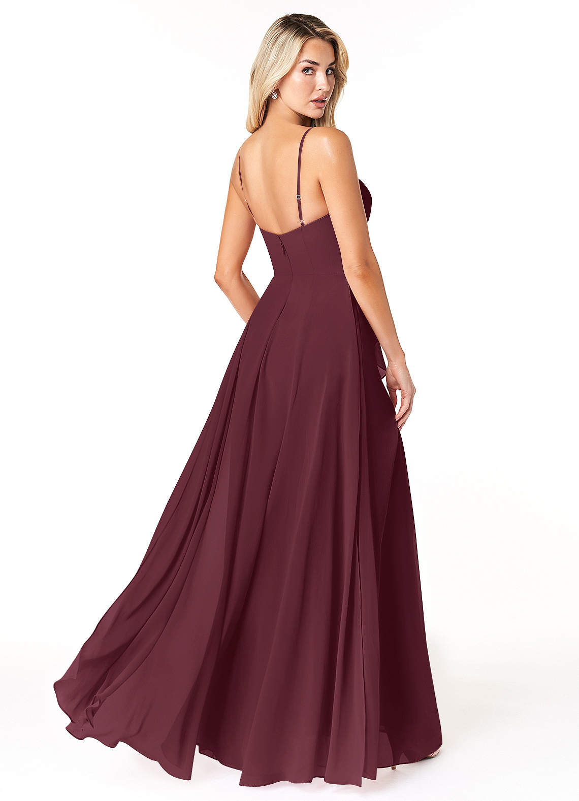 Azazie Emerald Cabernet Bridesmaid Dresses | Azazie