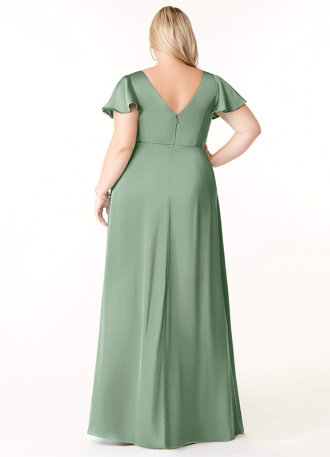Matcha Azazie Soren Stretch Satin Dress Bridesmaid Dresses | Azazie
