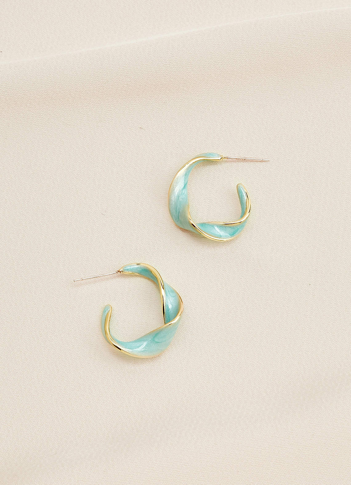 Acrylic Twist Hoop Earrings Gifts | Azazie