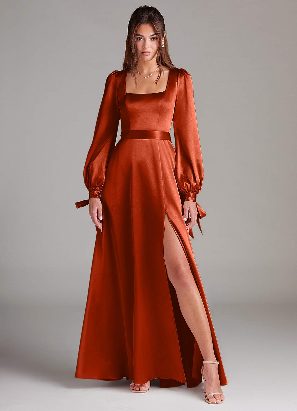 Azazie Leonia Paprika Bridesmaid Dresses | Azazie