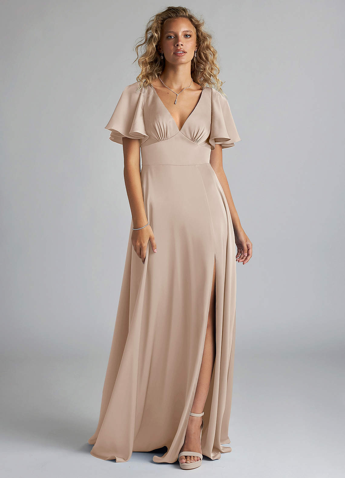 Frost Azazie Kimber Bridesmaid Dresses | Azazie