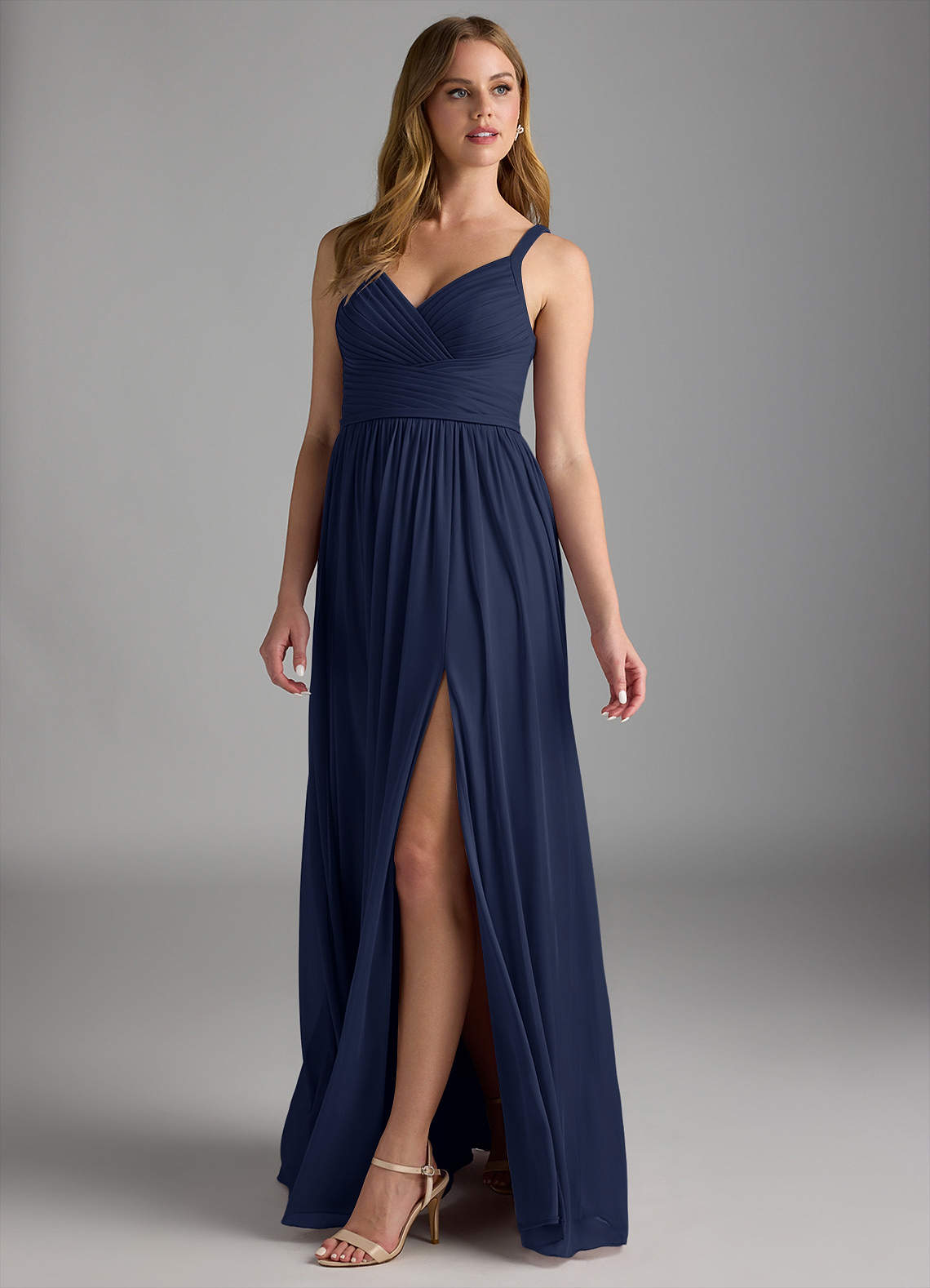 Azazie Chanel Dark Navy Bridesmaid Dresses | Azazie