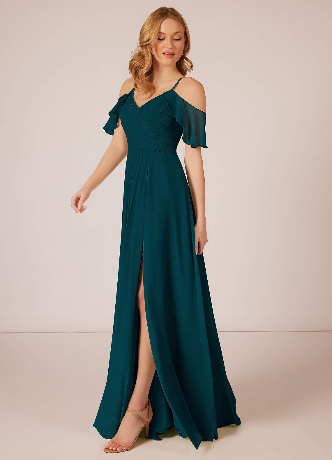 Pine Azazie Dakota Bridesmaid Dresses | Azazie
