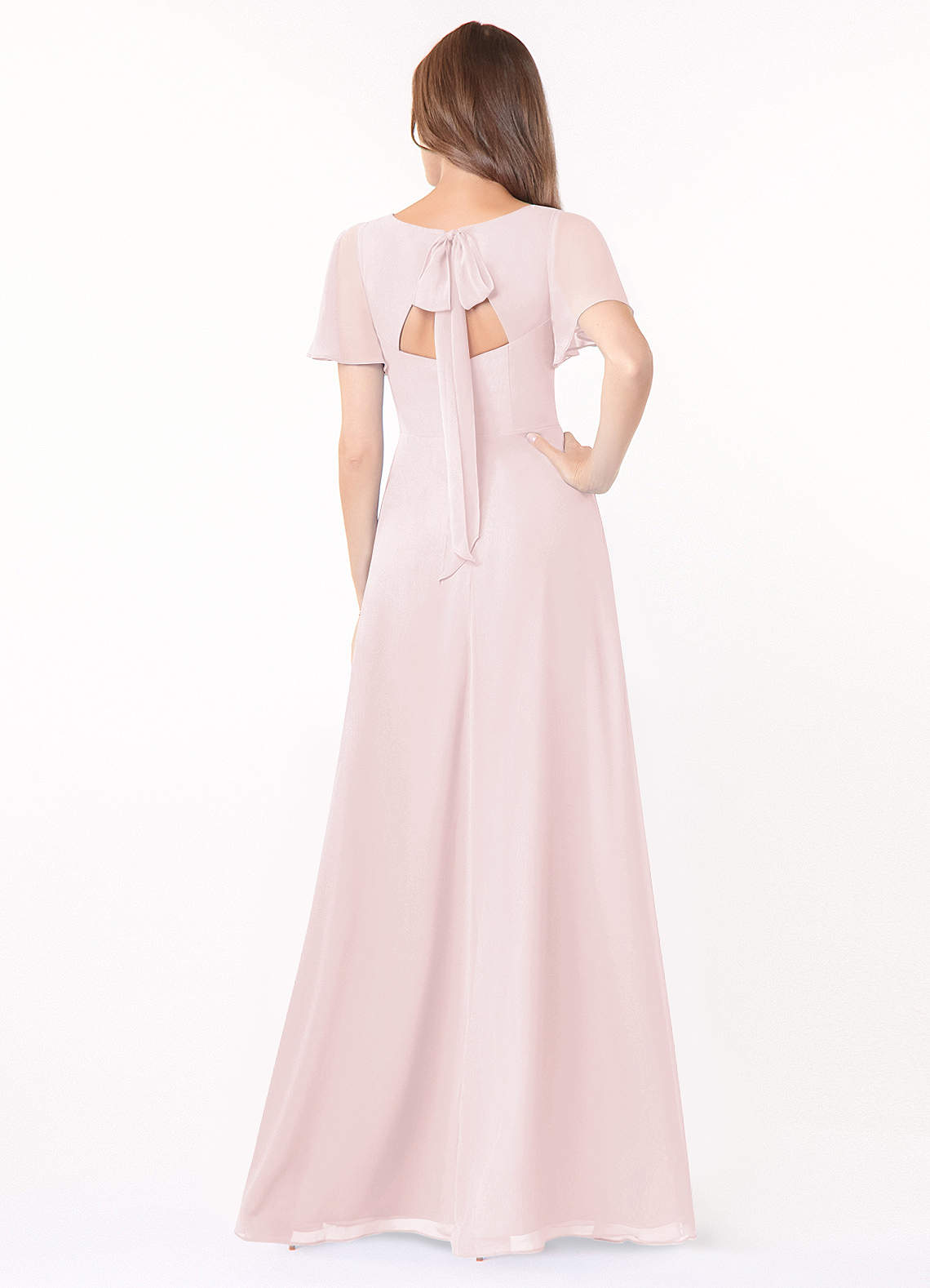 Azazie Kimber Blushing Pink Bridesmaid Dresses | Azazie