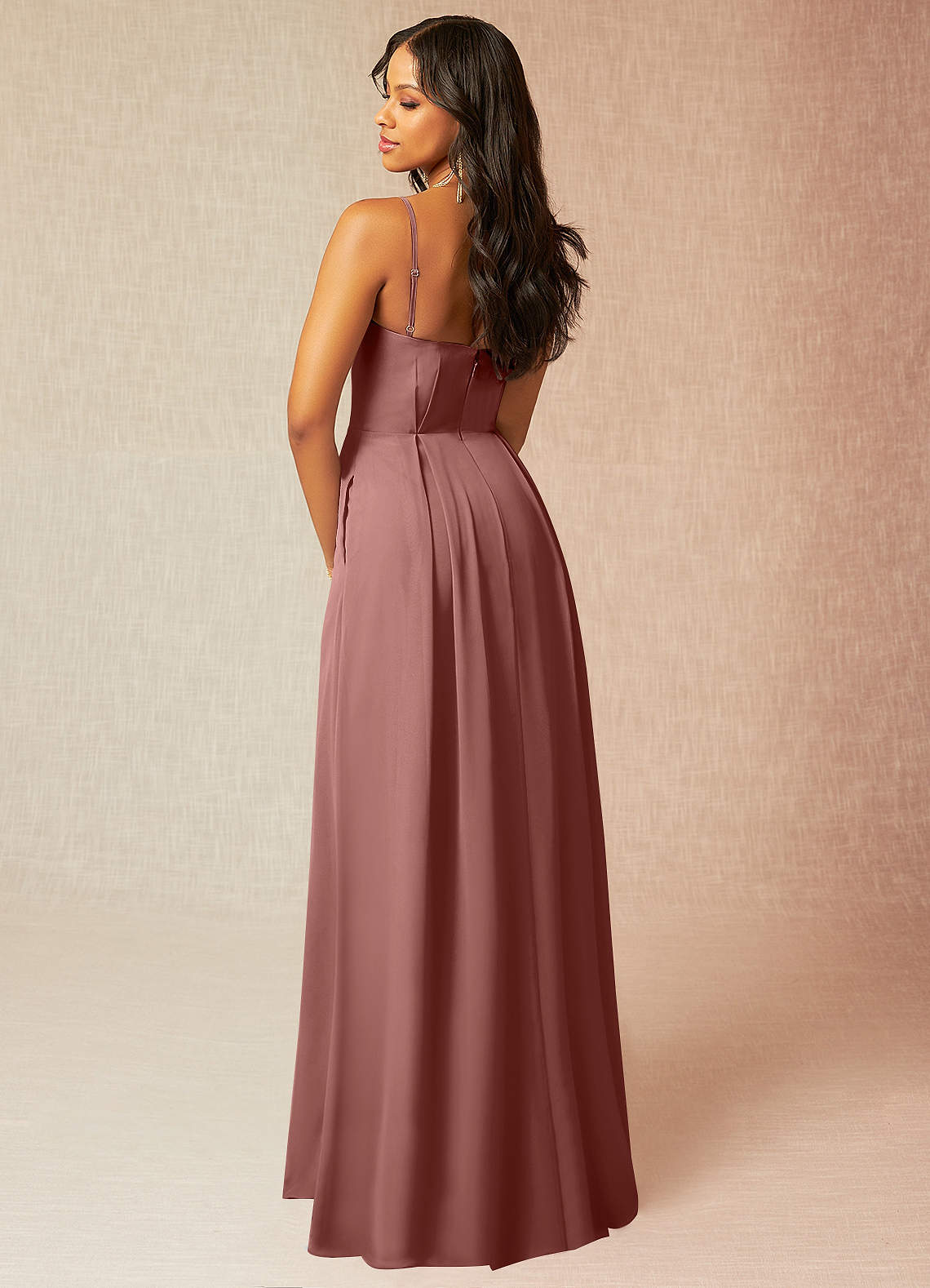 Desert Rose Azazie Kyedae Bridesmaid Dresses | Azazie