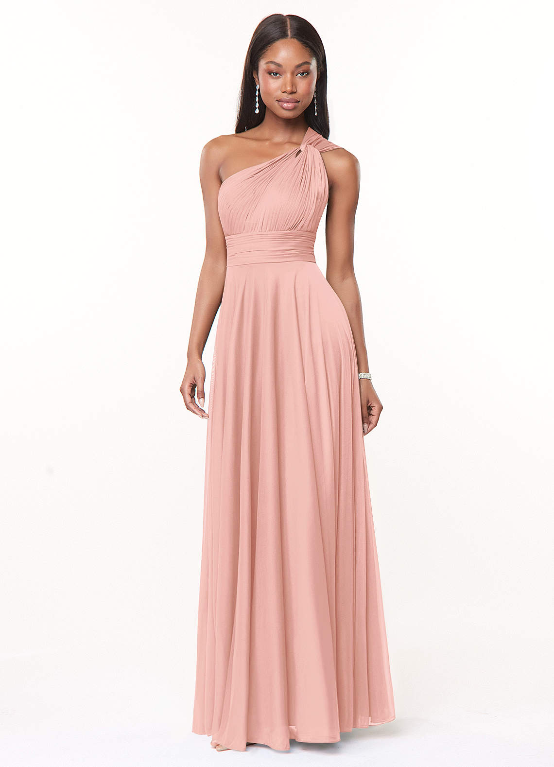 Azazie Charlize Rosette Bridesmaid Dresses | Azazie