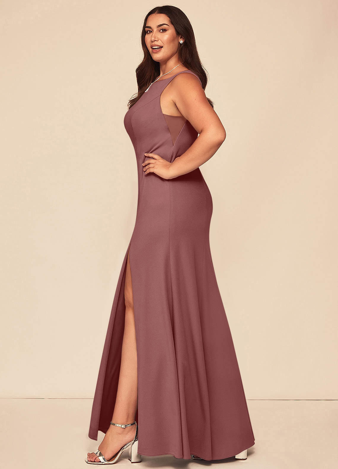 Desert Rose Azazie Rogue Bridesmaid Dresses | Azazie