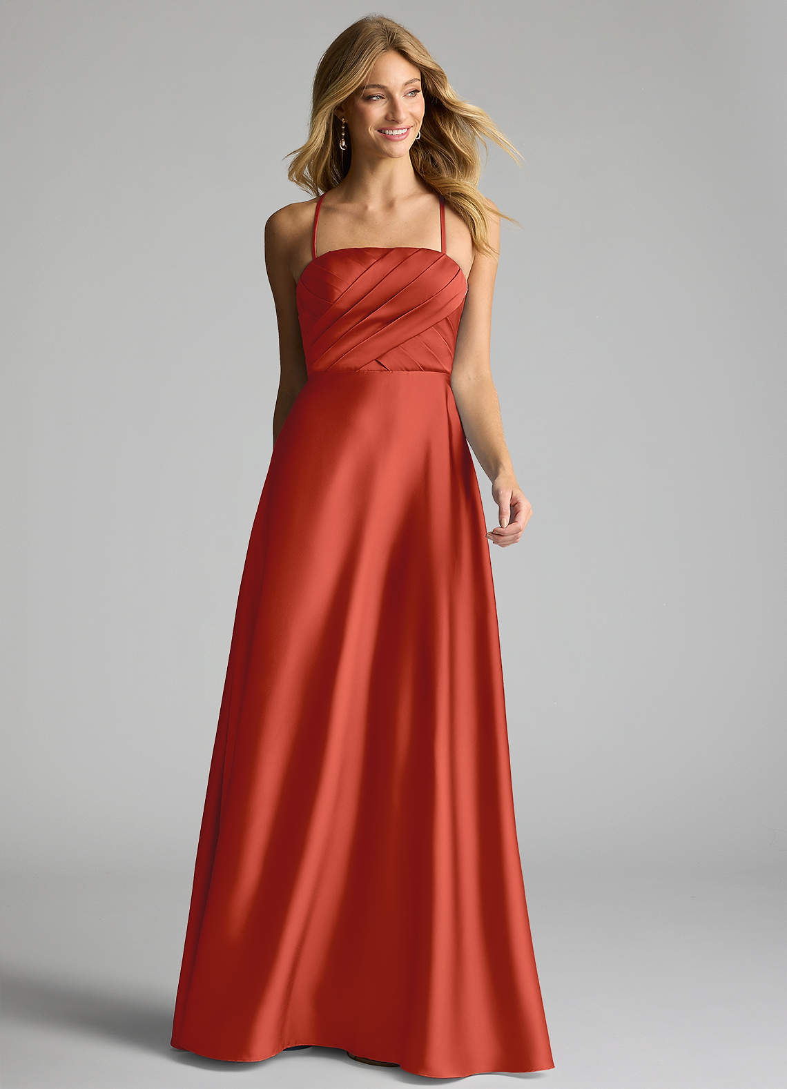 Azazie Kami Rust Bridesmaid Dresses | Azazie UK