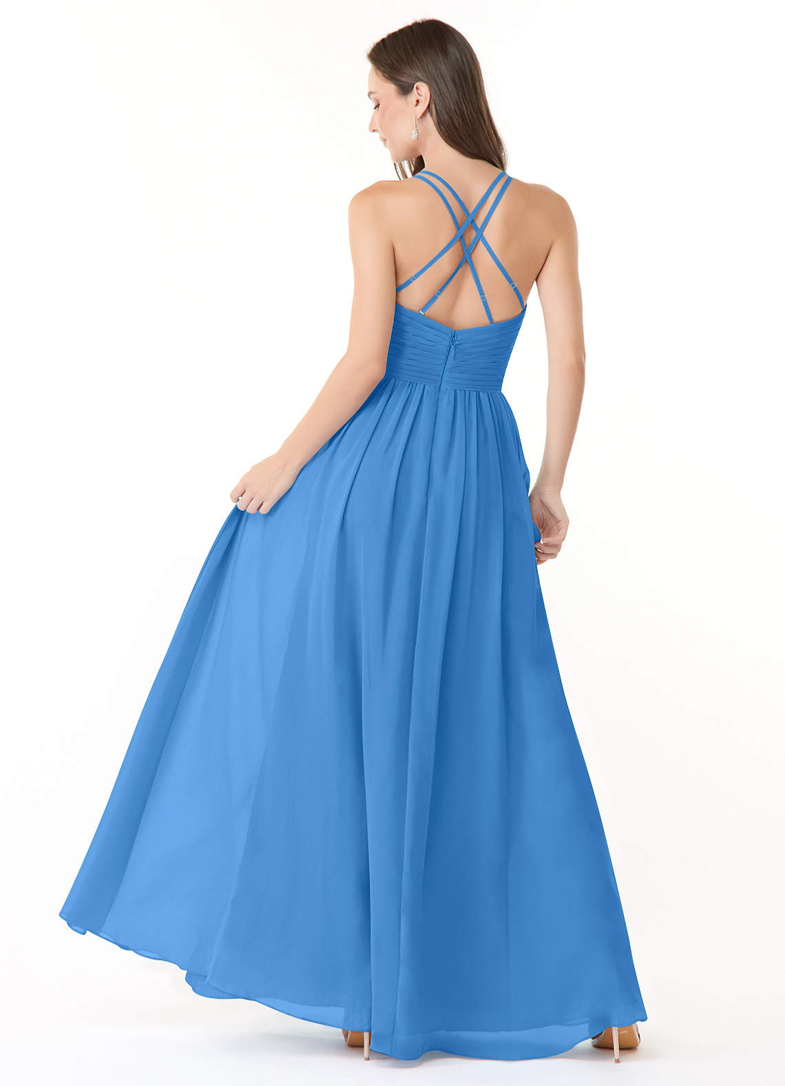 Blue Jay Azazie Jeanna Bridesmaid Dresses | Azazie