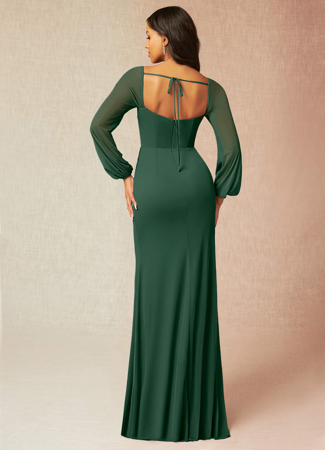 Azazie Charissa Dark Green Bridesmaid Dresses | Azazie