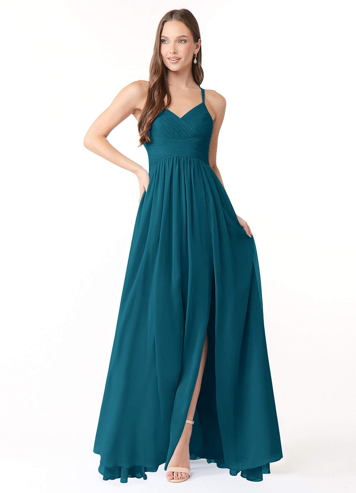 Ink Blue Azazie Jeanna Bridesmaid Dresses | Azazie