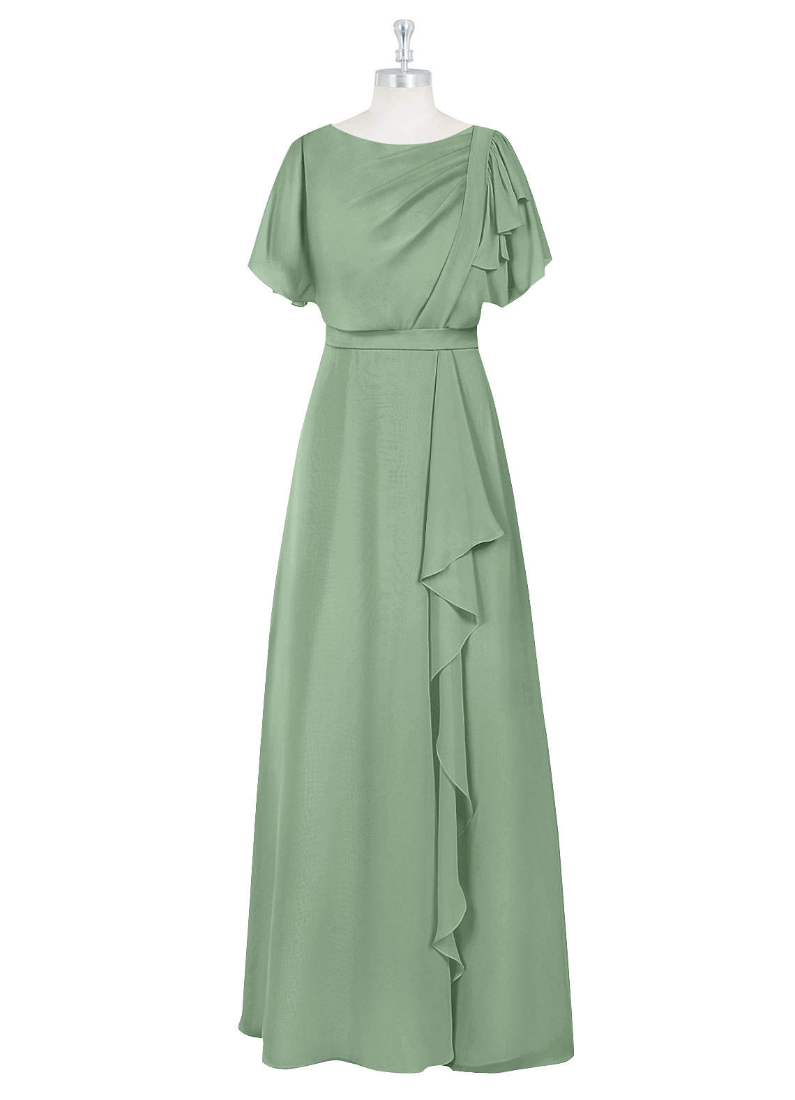 Azazie Aaliyah Matcha Modest Bridesmaid Dresses | Azazie