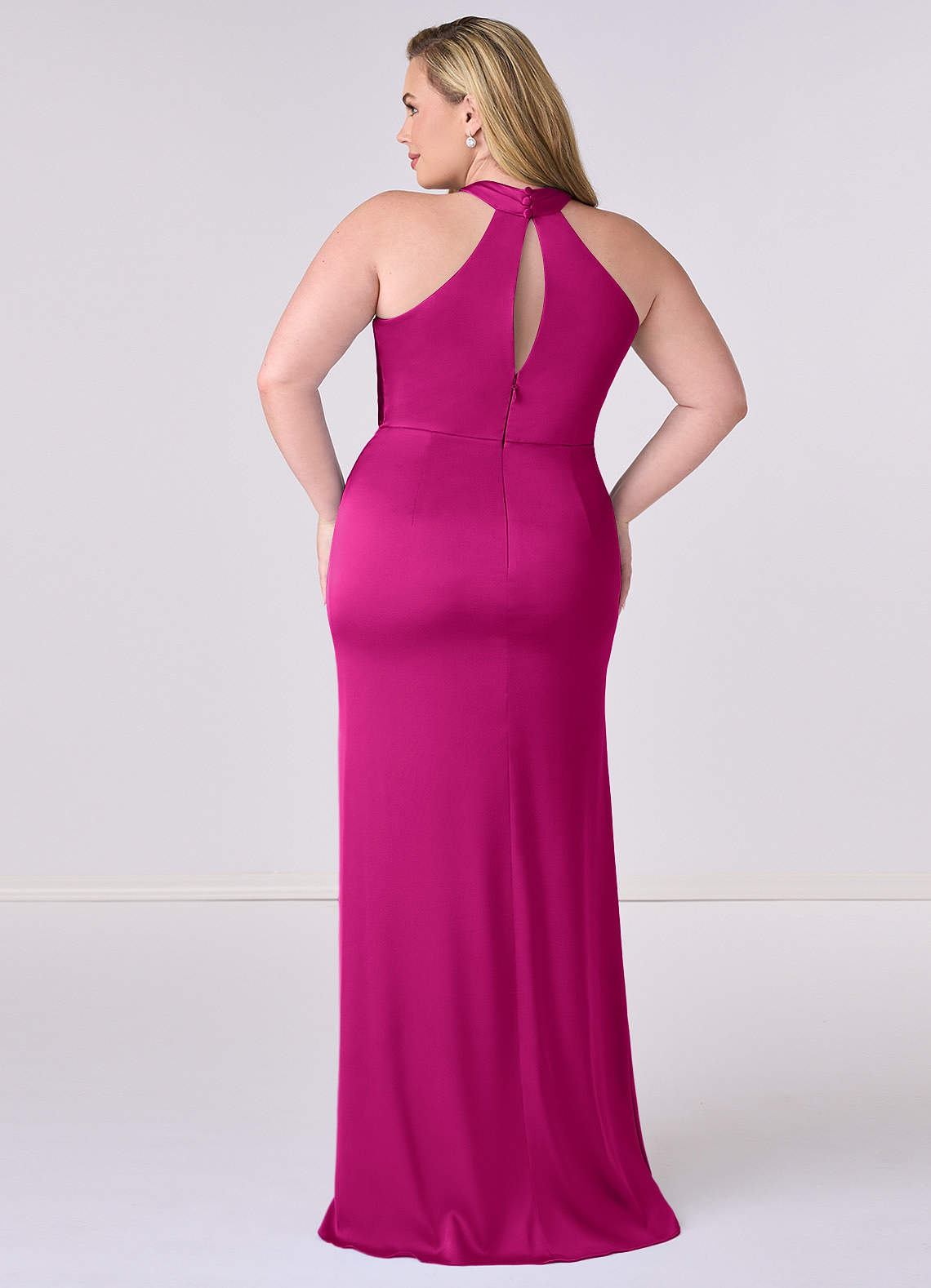 Fuchsia Barbie™ AZAZIE 1006 Bridesmaid Dresses | Azazie