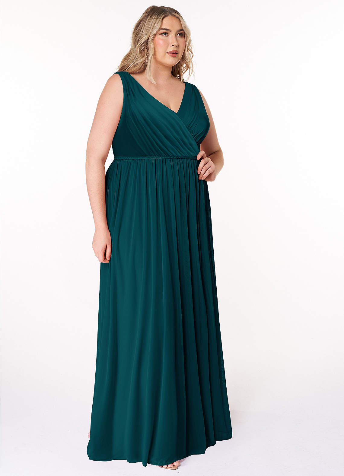 Azazie Tanicia Pine Bridesmaid Dresses | Azazie CA