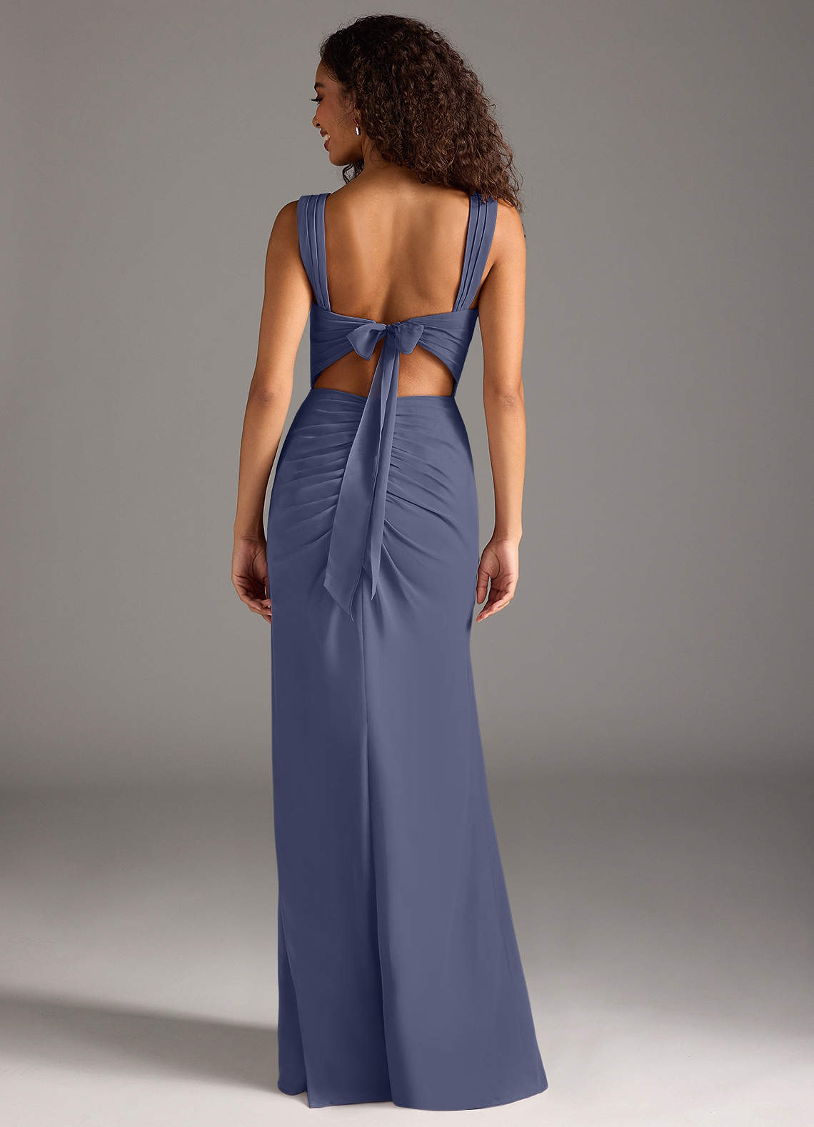 Azazie Jesaphine Stormy Bridesmaid Dresses | Azazie