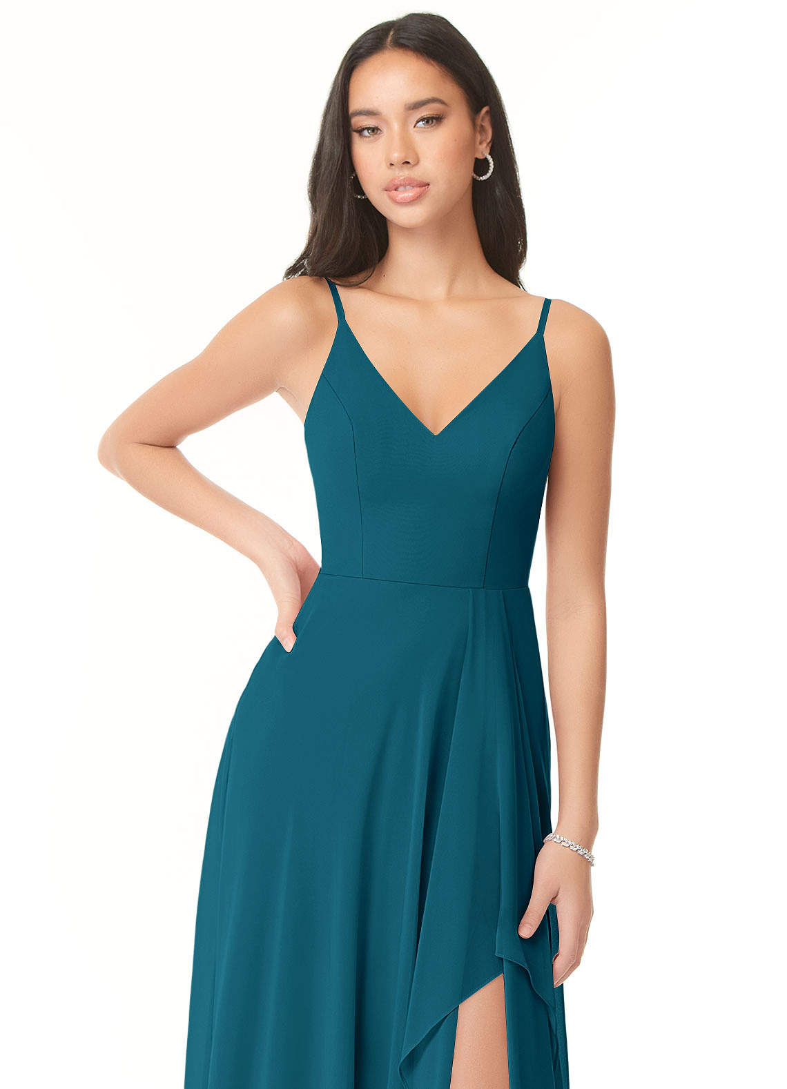 Ink Blue Azazie Collette Bridesmaid Dresses | Azazie