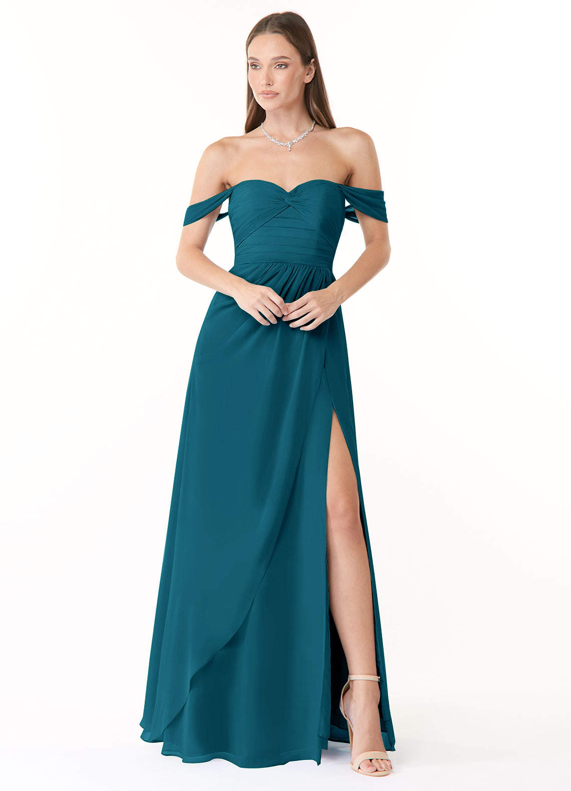 Ink Blue Azazie Millie Bridesmaid Dresses | Azazie