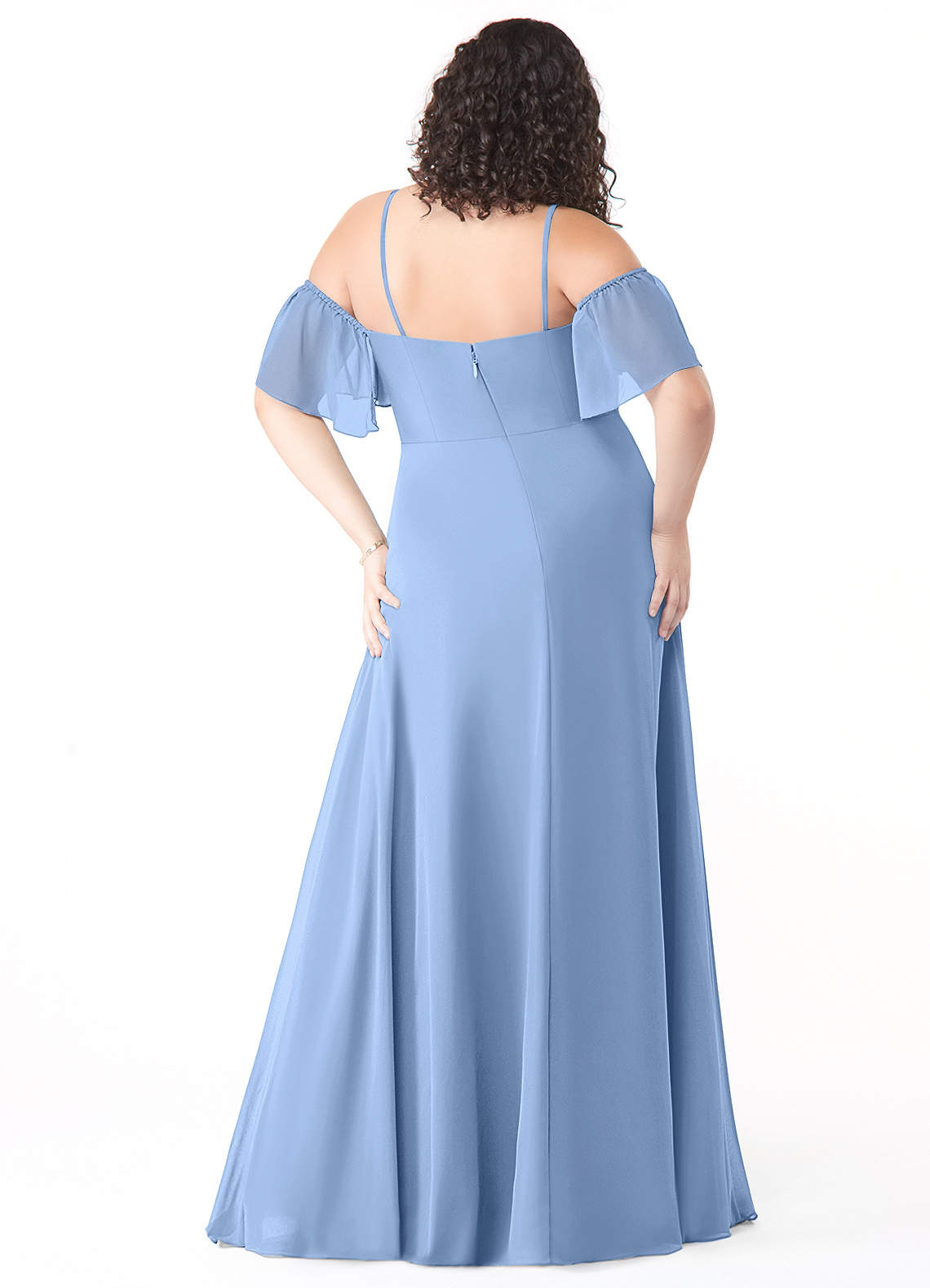 Steel Blue Azazie Sue Bridesmaid Dresses | Azazie
