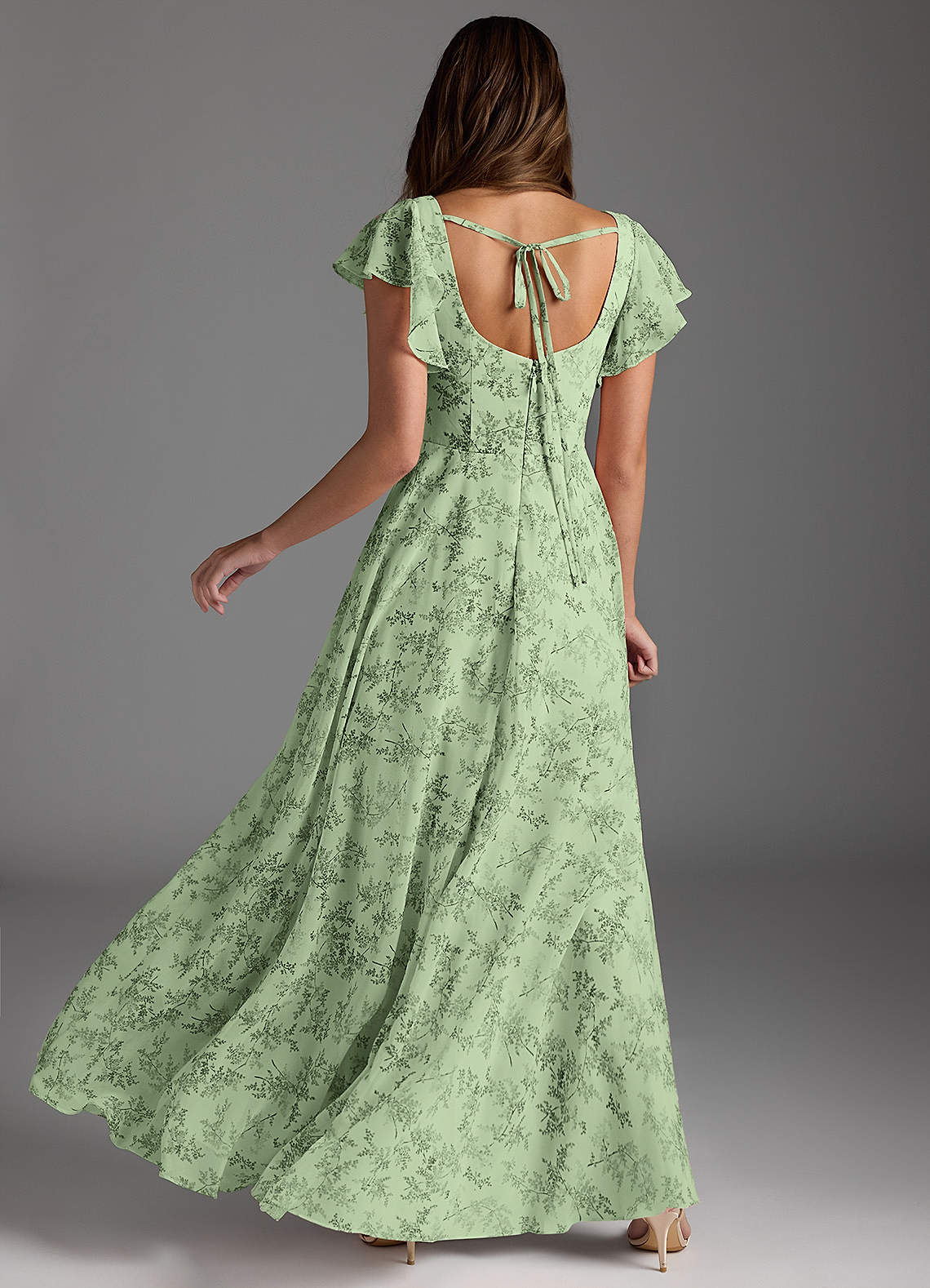 Azazie Bondi Green Fern Floral Bridesmaid Dresses | Azazie