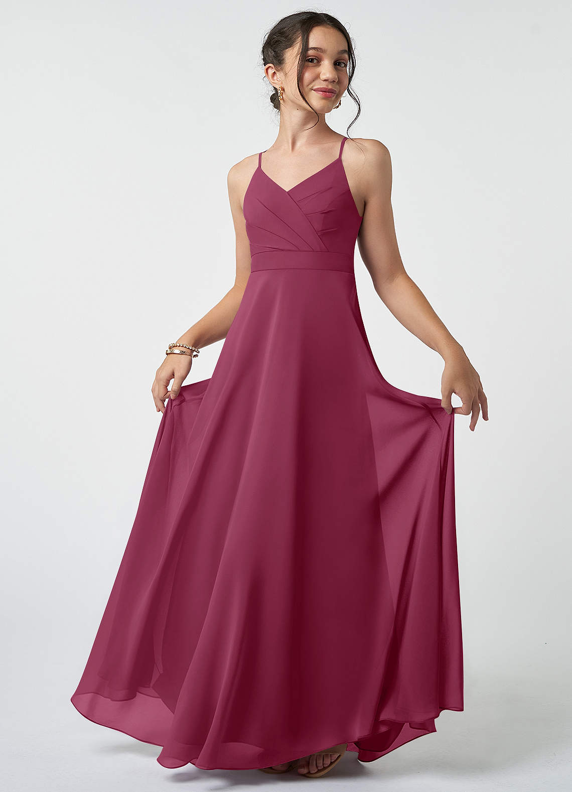 Mulberry Azazie Avelina Junior Junior Bridesmaid Dresses | Azazie