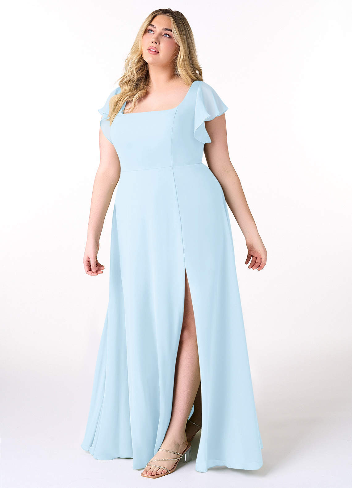 Sky Blue Azazie Bondi Bridesmaid Dresses | Azazie