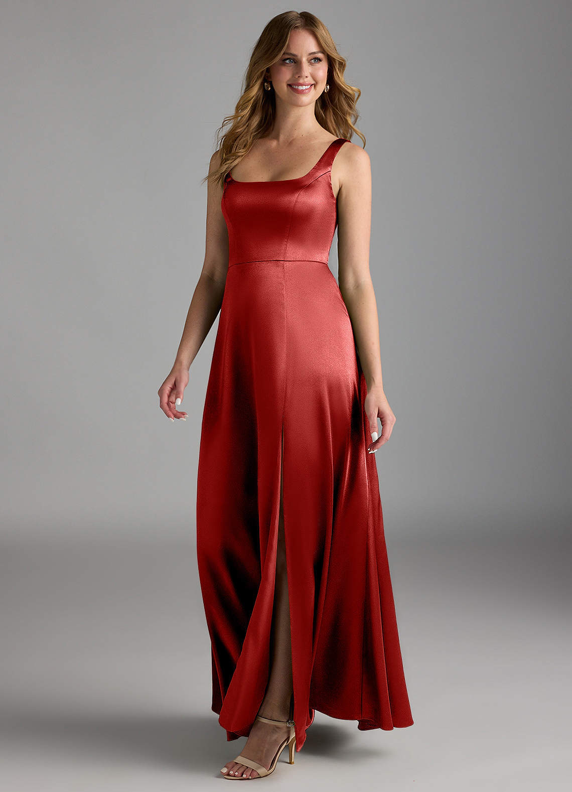 Azazie Joyce Rust Bridesmaid Dresses | Azazie