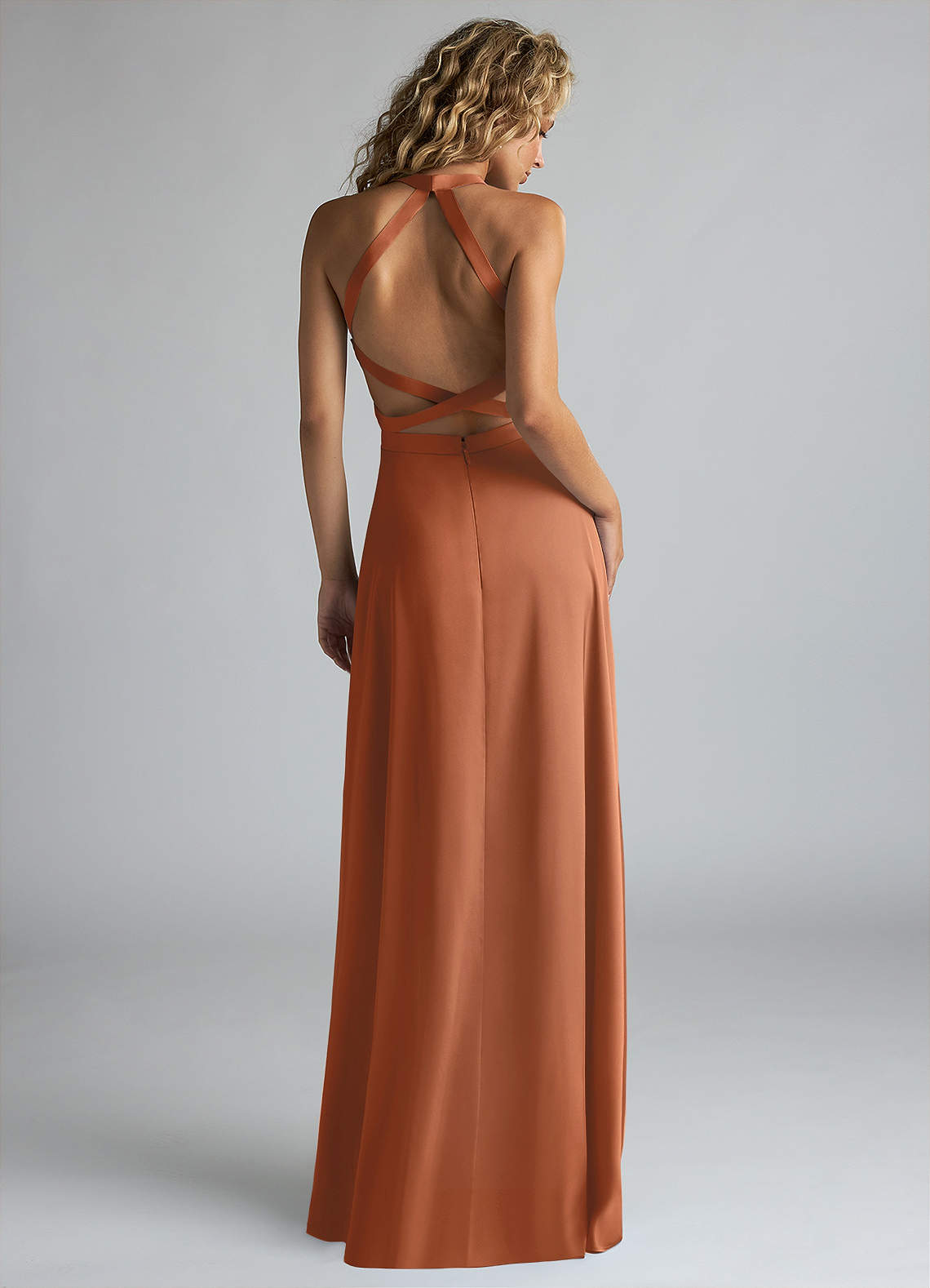 Copper Azazie Clarice Bridesmaid Dresses | Azazie