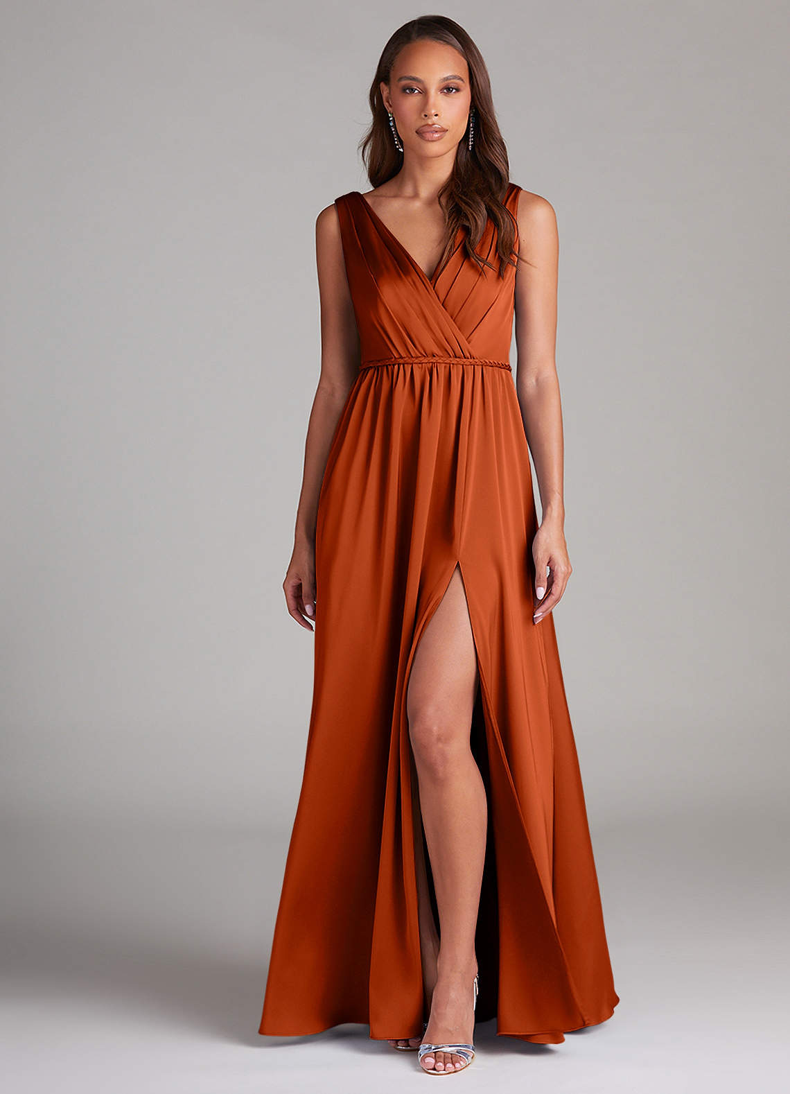 Azazie Tanicia Paprika Bridesmaid Dresses | Azazie CA