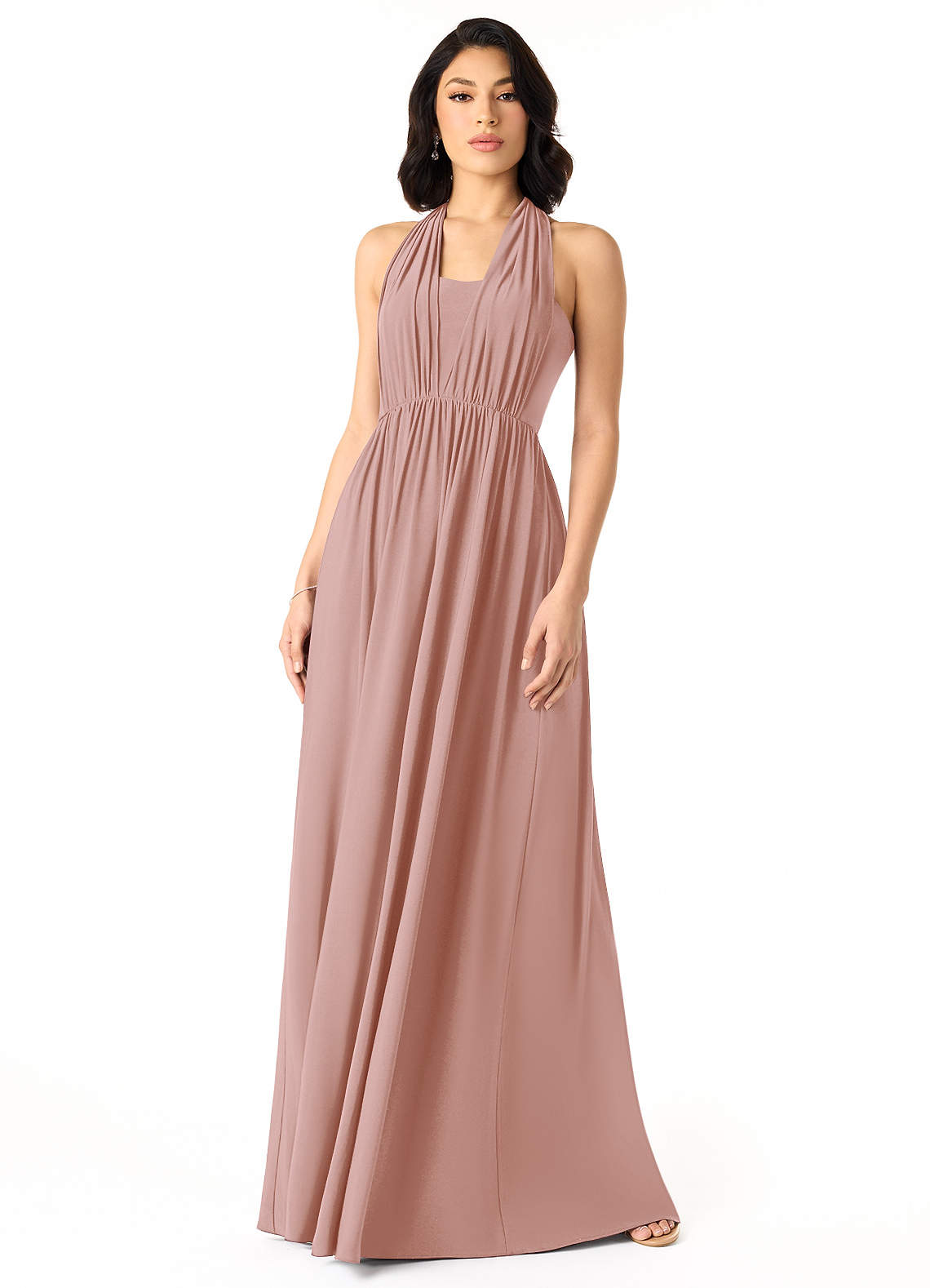 Azazie Louella Dusty Rose Bridesmaid Dresses | Azazie