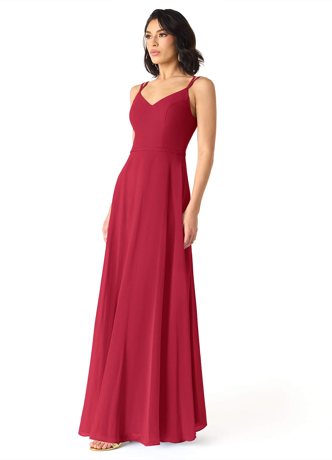 Azazie Janine Scarlet Bridesmaid Dresses | Azazie