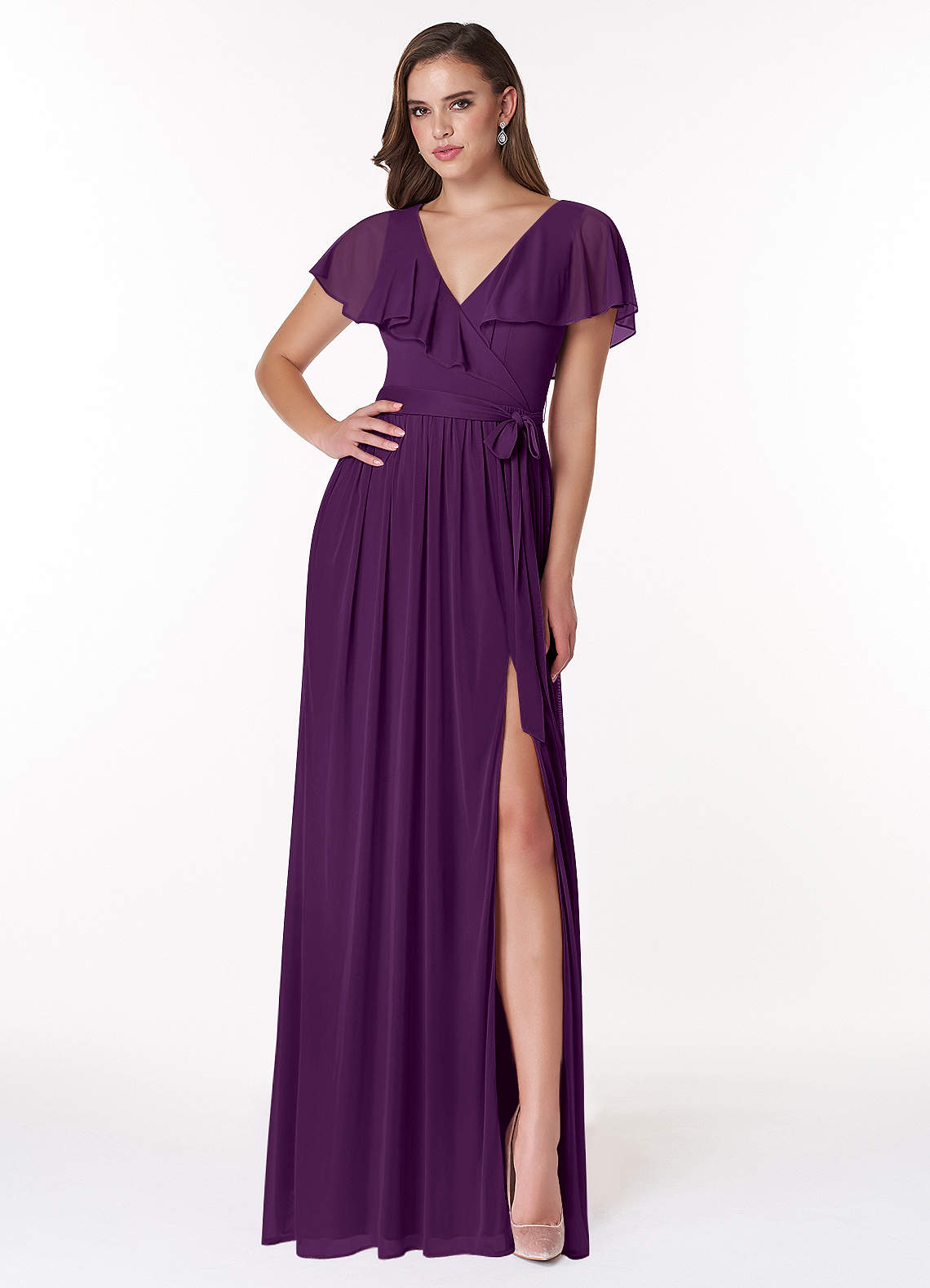 Azazie Jael Grape Bridesmaid Dresses | Azazie CA