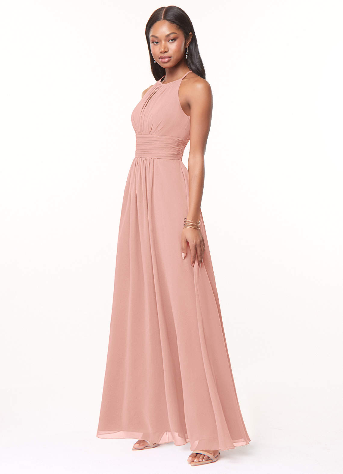 Azazie Bonnie Rosette Bridesmaid Dresses | Azazie