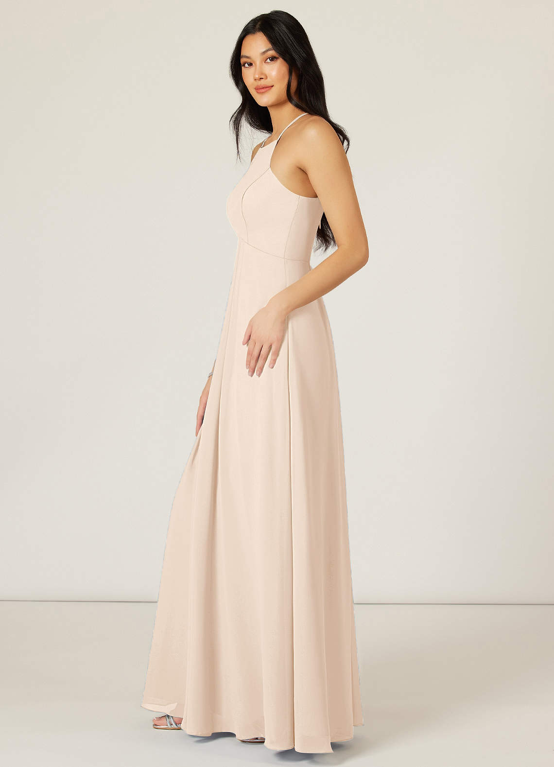 Azazie Sarah White Alabaster Bridesmaid Dresses | Azazie