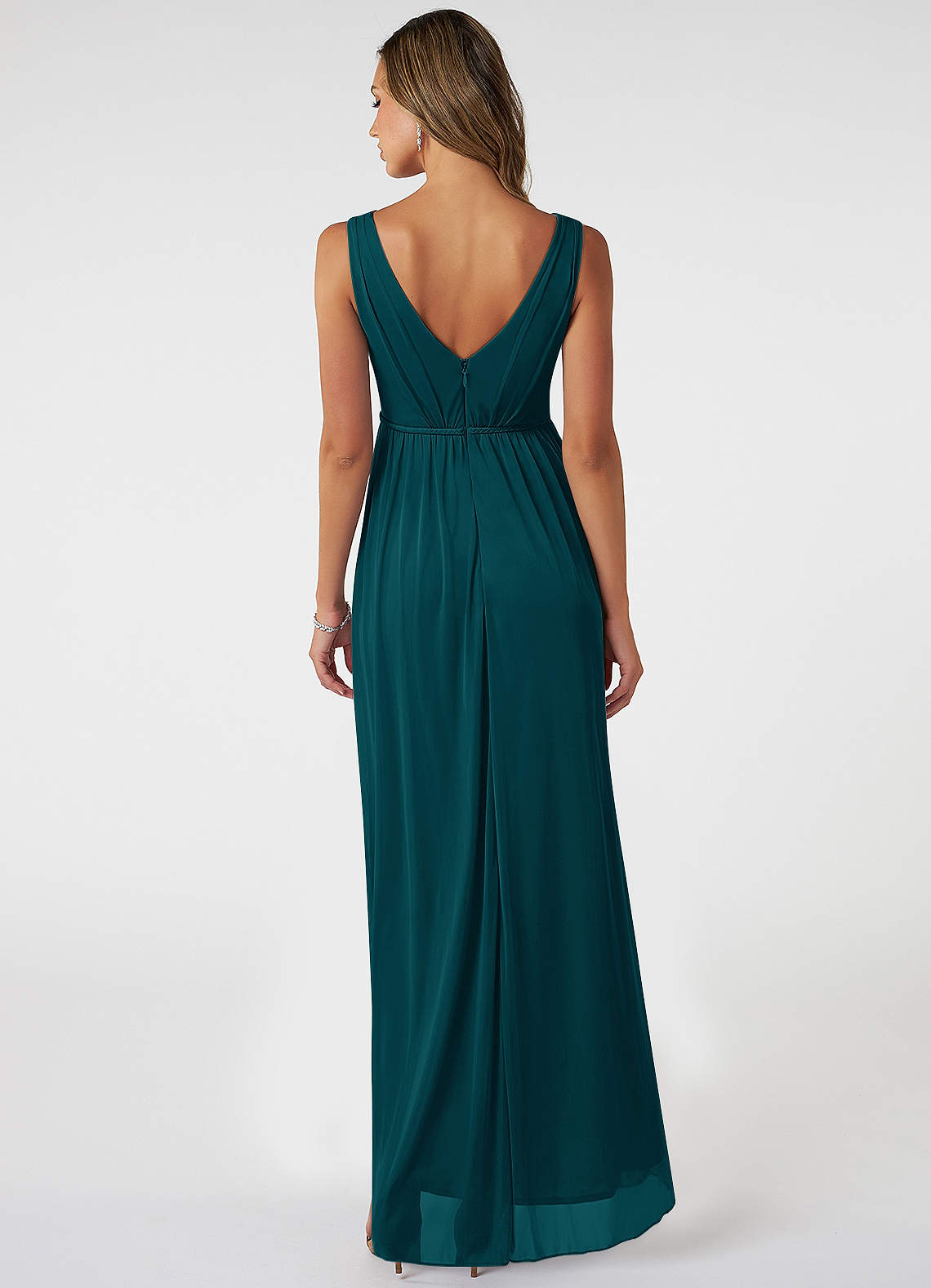 Azazie Tanicia Pine Bridesmaid Dresses | Azazie CA