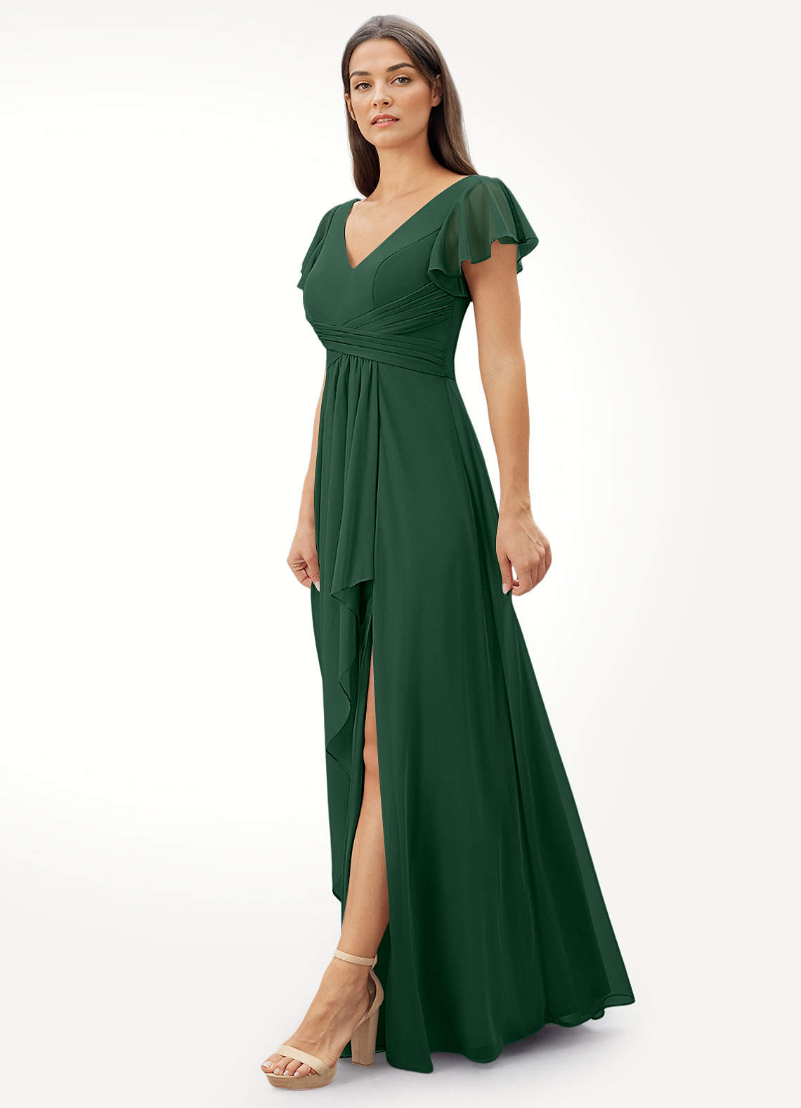 Azazie Omari Dark Green Bridesmaid Dresses | Azazie AU